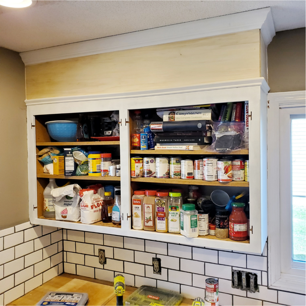 Extend Cabinets to Ceiling - MeshedDesigns