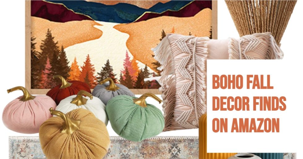 Boho Fall Decor from Amazon - MeshedDesigns