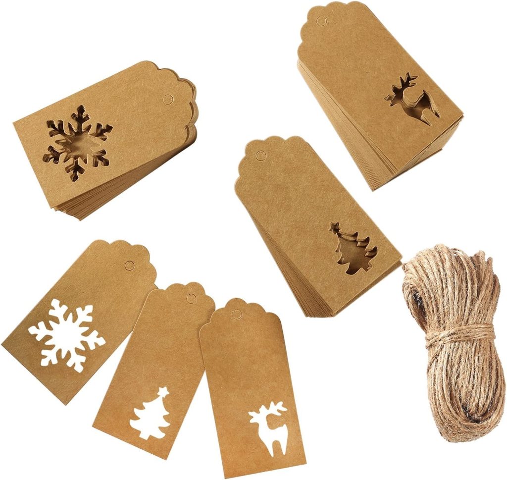 Kraft Christmas Tags - MeshedDesigns