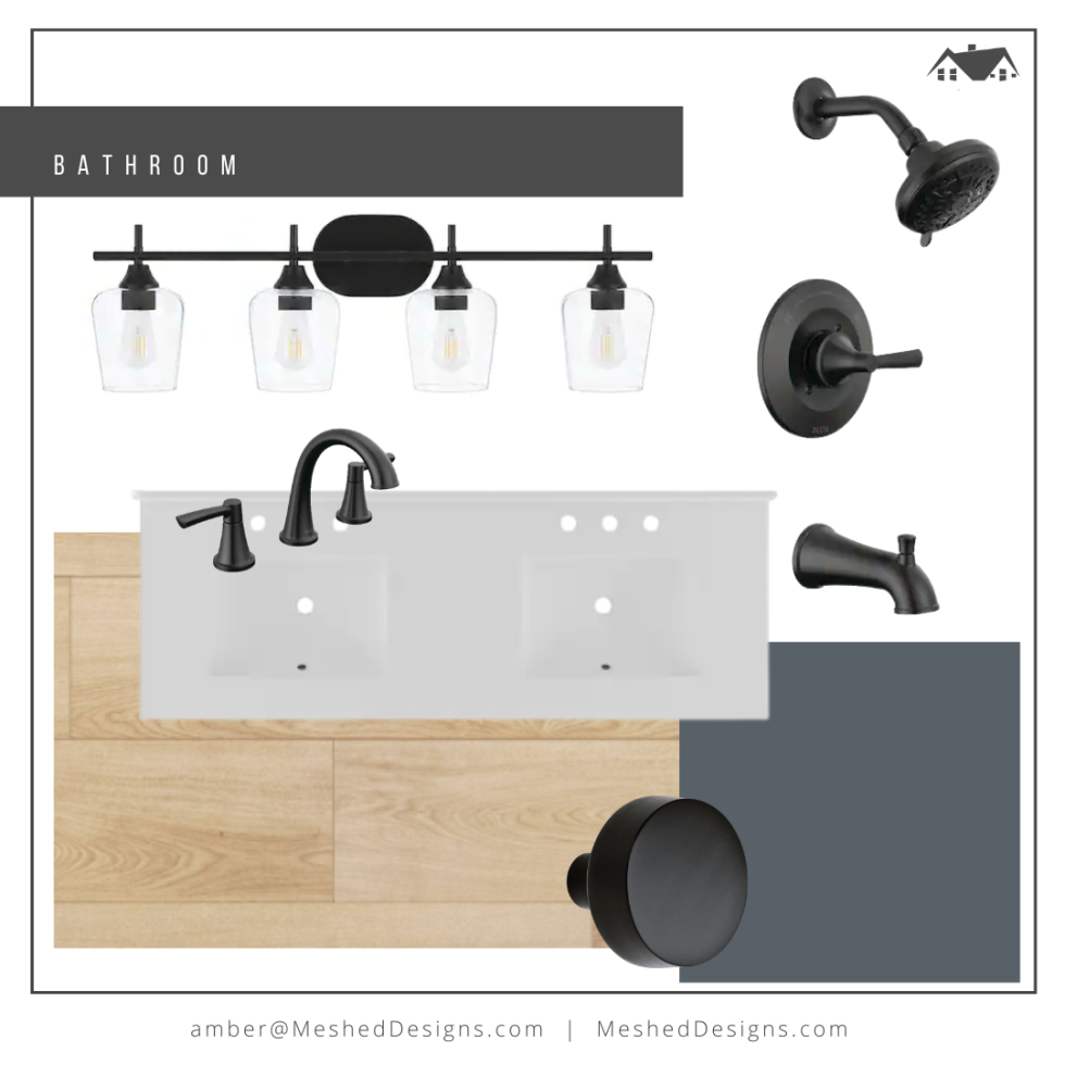 5 Simple Bathroom Updates - MeshedDesigns
