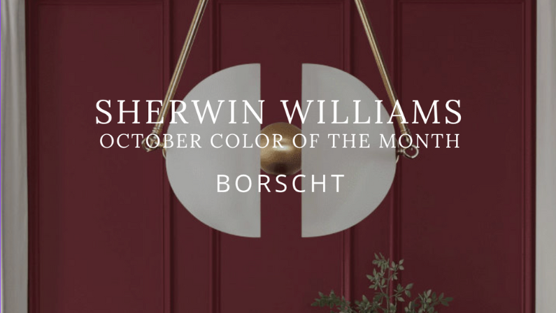 October Paint Color of the Month | Borscht by Sherwin-Williams ...